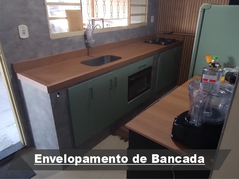 Envelopamento de Bancada: Transforme Sua Cozinha